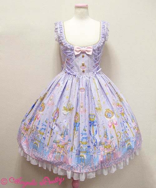 Angelic Pretty Magic Princess Round JSK in Lavender - Jumperskirt ...
