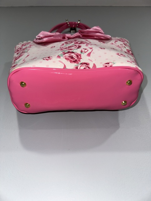 Angelic Pretty Lady Rose Tote Bag - Pink *Stain* - Bags and Purses ...