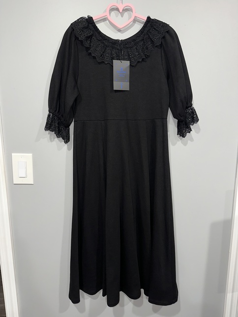 Moi meme Moitie Coffin Lace Catherine OP NWT - Black - One Piece - Lace ...