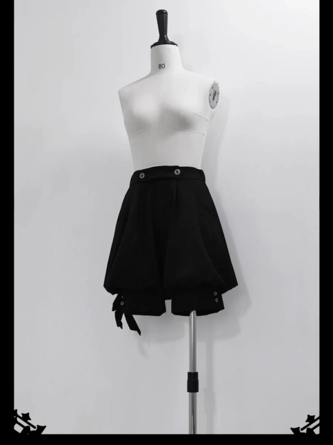 Princess Chronicles - Rabbit Feather - Black Ouji Lolita Shorts (Large ...