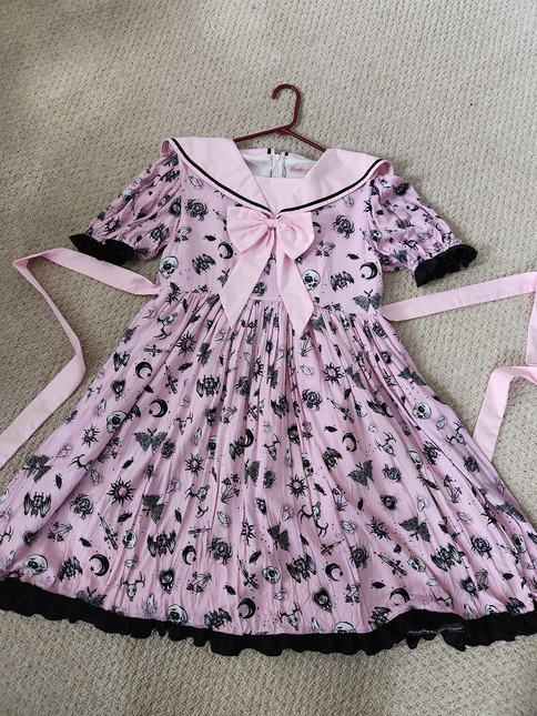 Chamber of Pastel cryptid pink sailor OP plus size friendly Halloween ...