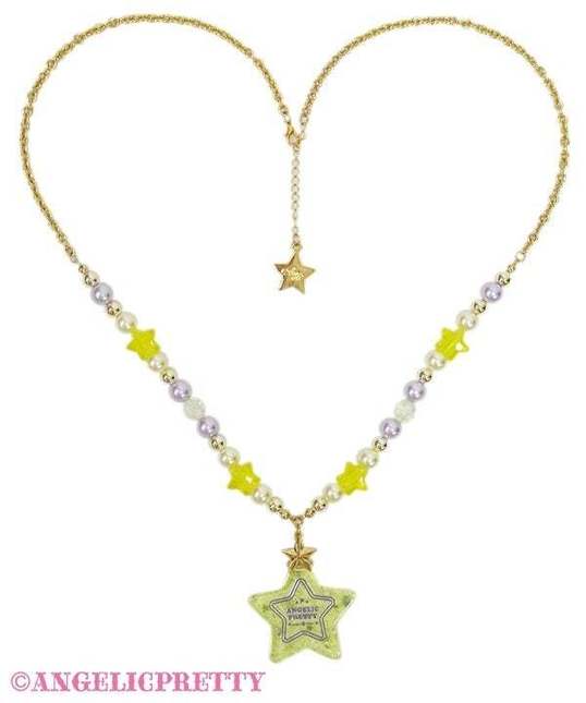 AP - Twinkle Stardust Necklace and Ring (set of 2) - yellow - Jewelry ...