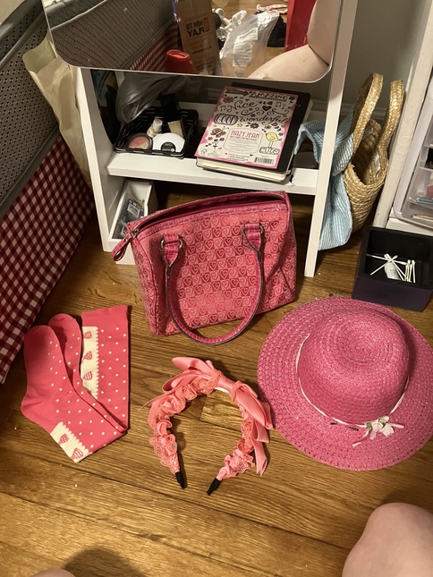 Hot pink bundle / lot - Hair Accessories - Lace Market: Lolita Fashion ...