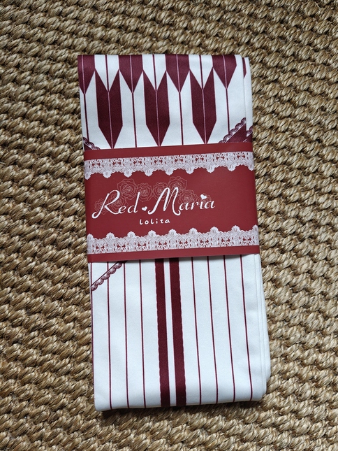 Red Maria wa-lolita tights - Socks and Tights - Lace Market: Lolita ...