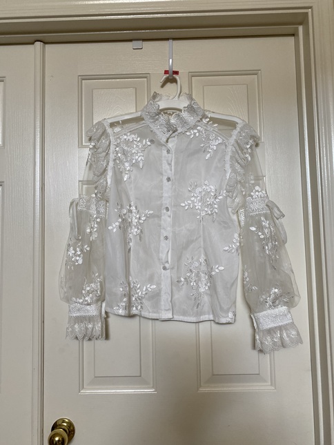 Triple Fortune Lace Blouse in M - Blouses - Lace Market: Lolita Fashion ...