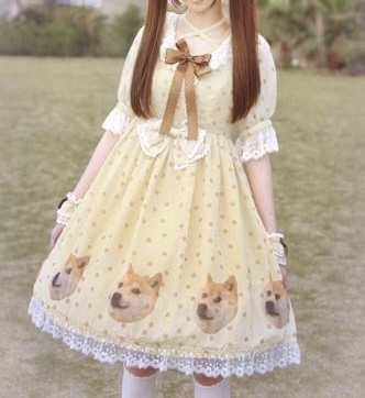 Dream of Alice Doge Meme OP - One Piece - Lace Market: Lolita Fashion Sales