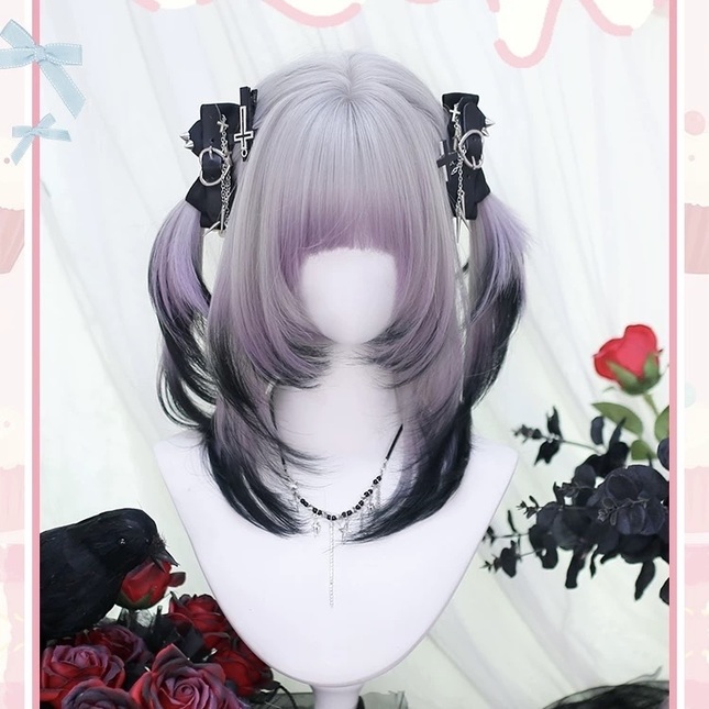 Dalao Home Wig Gradient Light Purple - Wigs and Artificial Hair - Lace ...