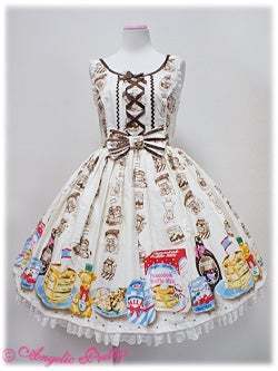 Angelic Pretty - Original (2011) Honey Cake JSK COTTON - Jumperskirt ...