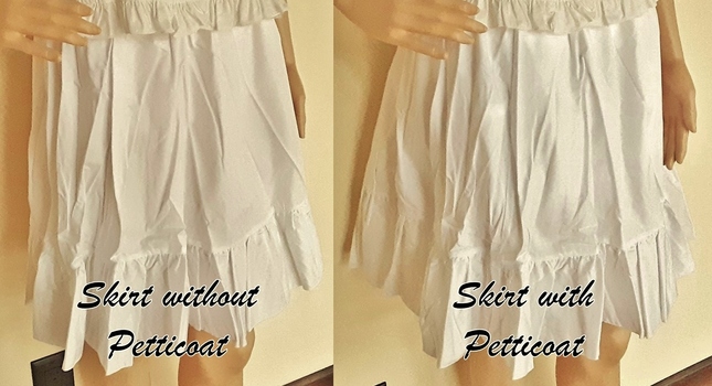 Bodyline Black 3-Tier Petticoat Size L NWOT - Under Garments - Lace ...