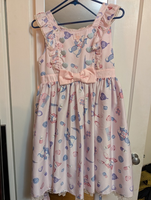 (on hold) Angelic Pretty Fancy Hospital JSK in pink - Jumperskirt ...