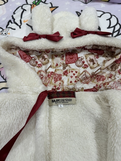 BTSSB x Disney Red & Black Alice Cape Alice In Wonderland Collab Bunny ...