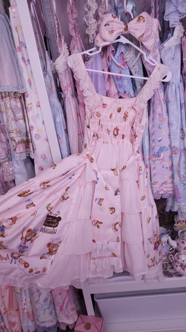 Teddy Bear Baker Bustle JSK and HB in Pink! - Jumperskirt - Lace Market ...