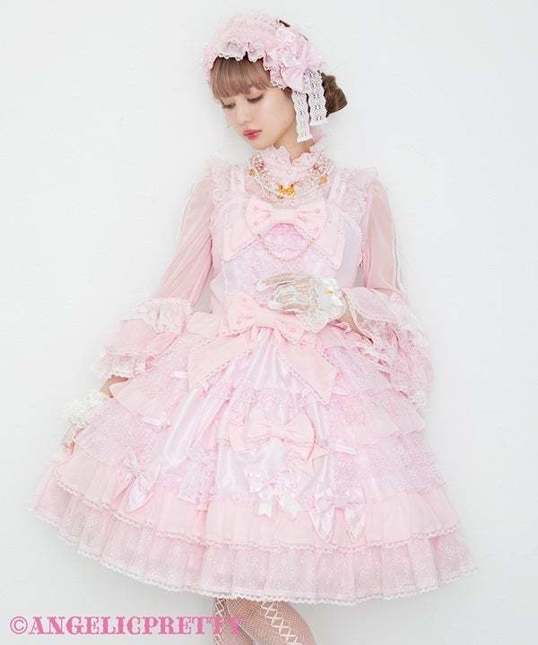 (NWT) Angelic Pretty Princess in Love JSK Set (2024) PINK - Jumperskirt ...