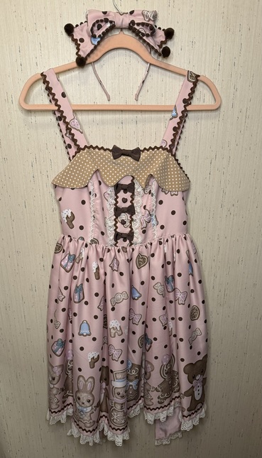Nakayoshi Ginger Cookie JSK Complete set - Dresses - Lace Market: Lolita Fashion Sales