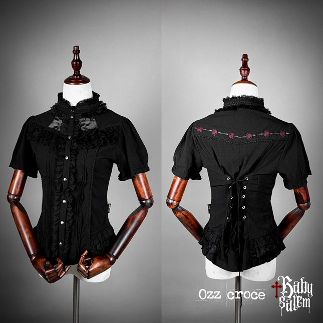 Ozz Croce corset blouse - Tops - Lace Market: Lolita Fashion Sales