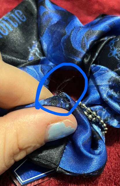 Blue Rose Chou Chou(Coffin Charm) - Hair Accessories - Lace Market: Lolita Fashion Sales