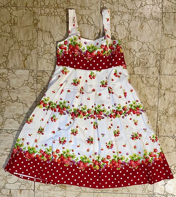 Rare Mary Magdalene Berry Shower Sundress - Jumperskirt - Lace Market ...