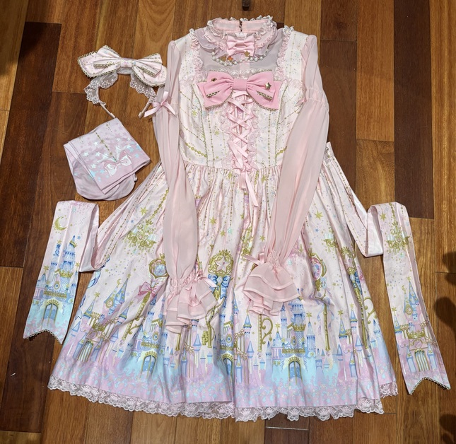 Angelic Pretty Magic Princess OP+KC+OTK FULLSET - One Piece - Lace ...