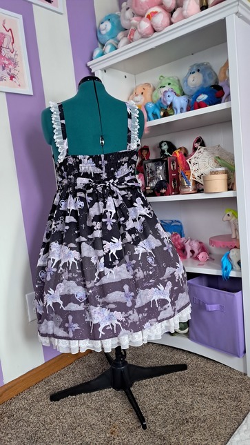 Alice girl Unicorn print JSK size L - Dresses - Lace Market: Lolita ...