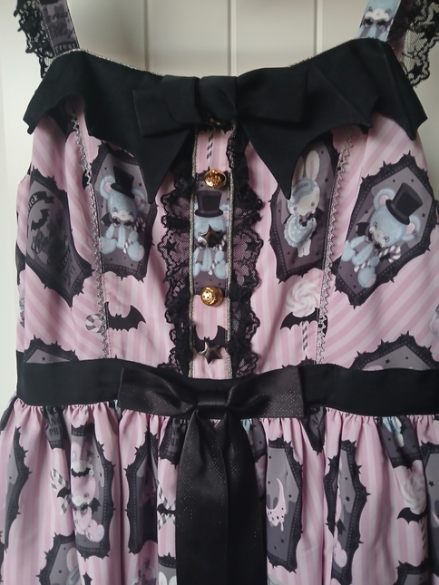 Angelic Pretty Horror Candy Shop JSK + HC Pink - Dresses - Lace Market ...