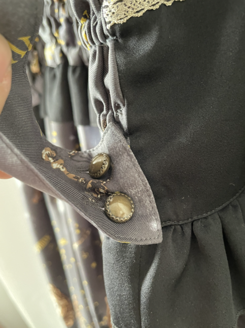 Clock Forest Night Plus Size Black PLUS Hat and Hair Bow WITH POCKETS ...