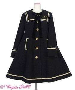 Angelic Pretty Crown College Coat - Black version - Coats - Lace Market ...