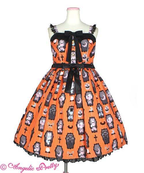 AP Horror Candy Shop jsk in orange - Jumperskirt - Lace Market: Lolita ...