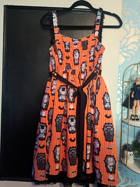 AP Horror Candy Shop jsk in orange - Jumperskirt - Lace Market: Lolita ...