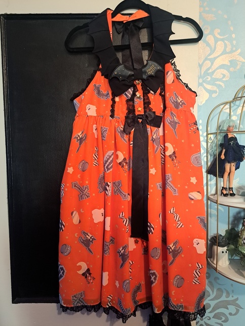 *altered for plus size* AP Halloween Treats jsk in orange - Jumperskirt ...