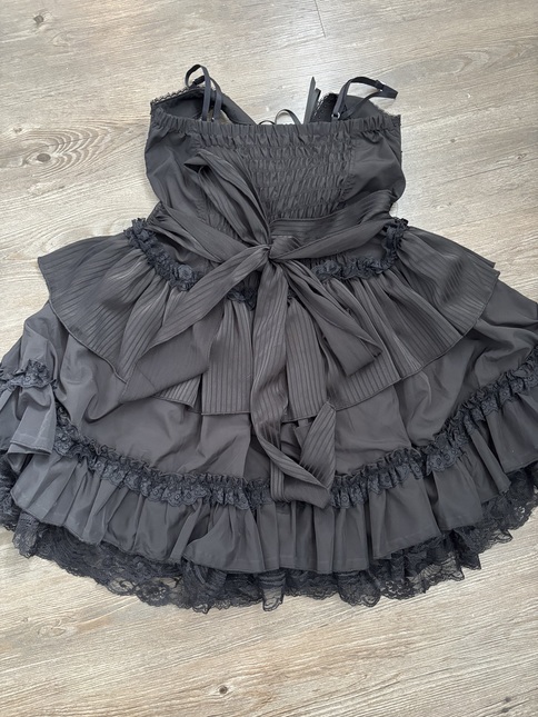 Majoh mini bustier corset lace up dress - Dresses - Lace Market: Lolita ...