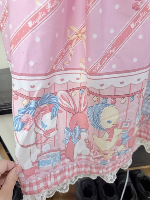 Angelic Pretty Melody Toys High Waist JSK + KC Pink [Leaving Lolita ...