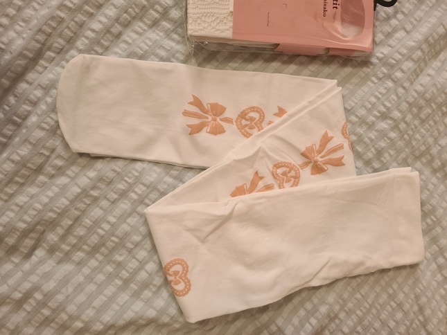 m♡petit by Misako White Tights Set (L-LL) NWT - Socks and Tights - Lace ...