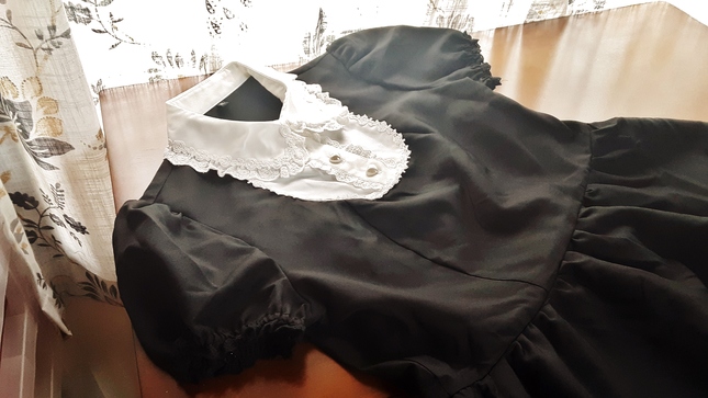 Bodyline Black and White Detachable Sleeve OP Size 2L NWOT with Flaws ...