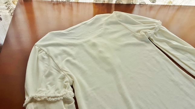 Bodyline Pink, White, and Ivory Striped Cat Ear Cape Cutsew OP (L177 ...