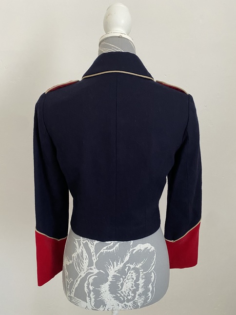 MILK military short jacket navy x red - Jacket/Parka - Lace Market ...