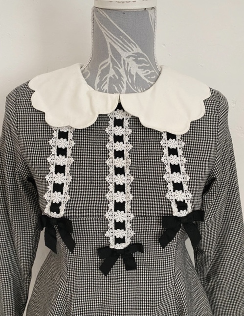 Emily Temple 160 wool gingham OP - One Piece - Lace Market: Lolita Fashion Sales
