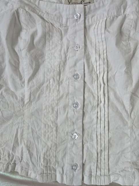 PLUS SIZE - Victorian Choice White "riding" Blouse - XXL - Modified ...