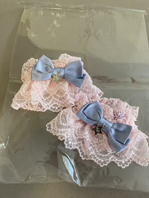 (New) Angelic Pretty Star Charm Wrist Cuffs in Pink - Gloves and ...