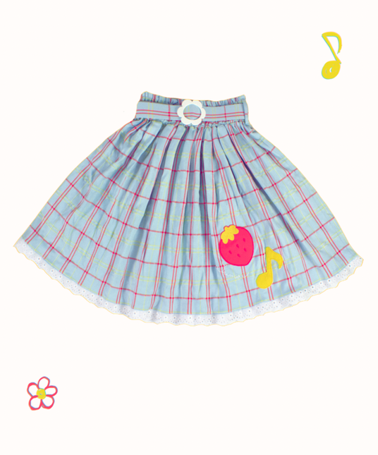 Happy Tartans sax set (skirt, tie, kerchief, belt) - Skirts - Lace ...