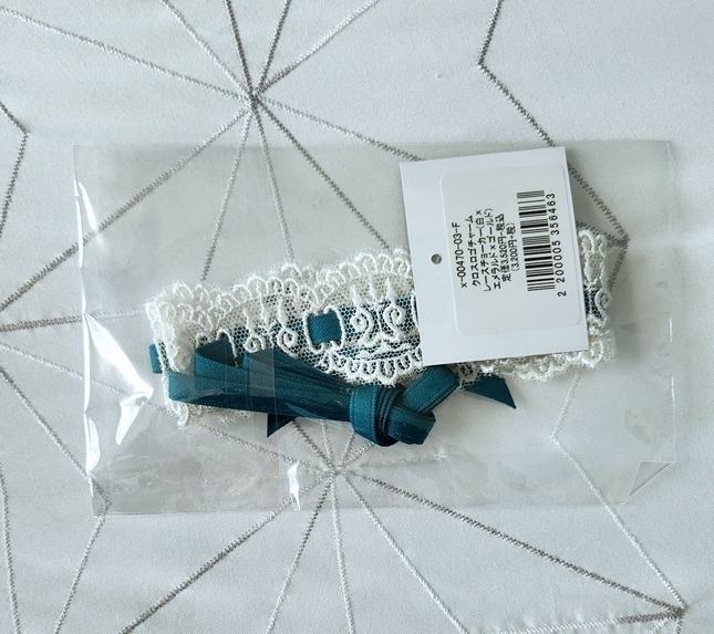 Moi Meme Moitie - Cross Logo Charm Lace Choker (Emerald) NWT ...