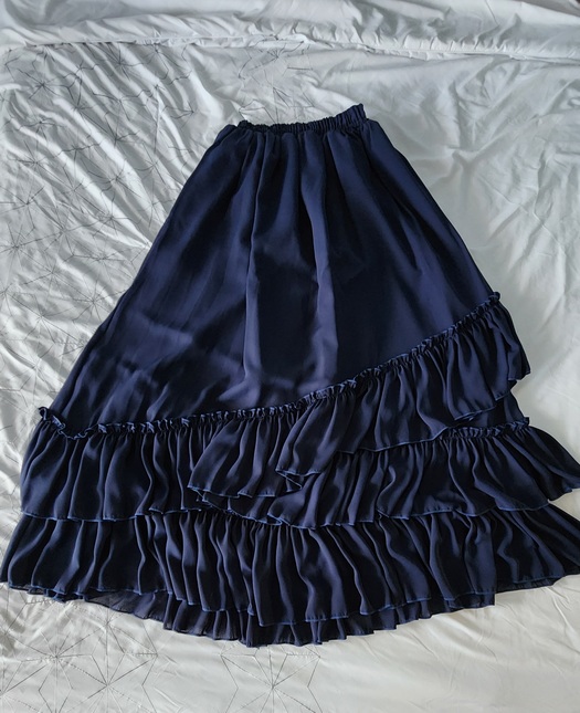 Sweet Alyssum Series Irregular Long Skirt - Skirts - Lace Market ...