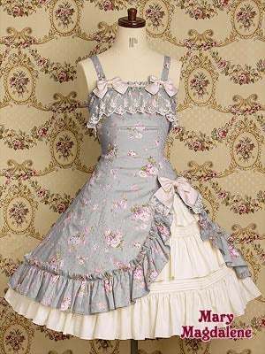 Mary Magdalene Irena Fleur JSK gray (missing bow) - Jumperskirt - Lace ...