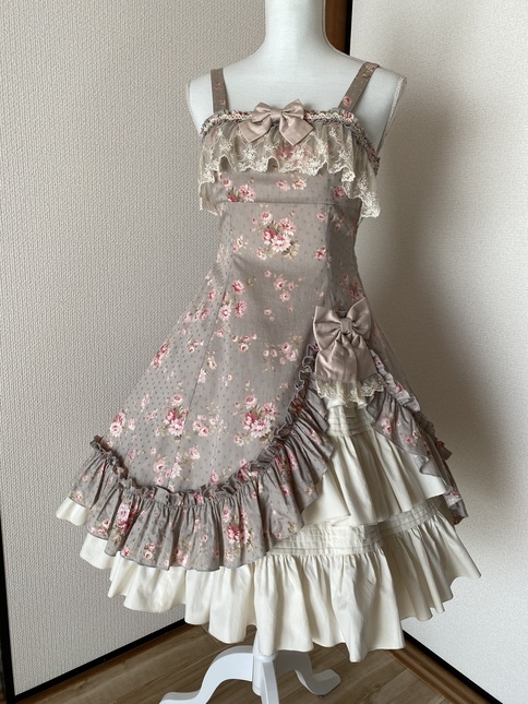 Mary Magdalene Irena Fleur JSK gray (missing bow) - Jumperskirt - Lace ...