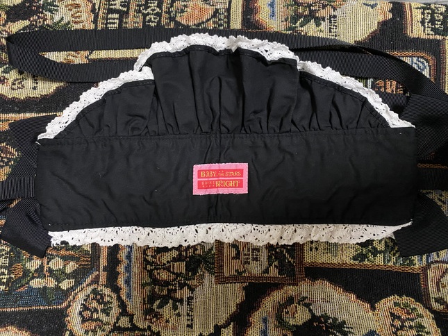 BABY, THE STARS SHINE BRIGHT Half Bonnet Style Lace Up Headdress black ...