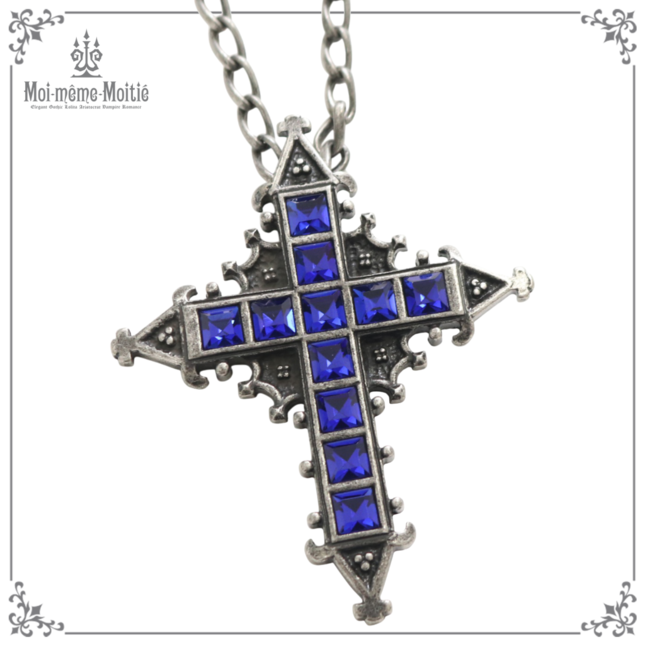 MmM blue jewel cross pendant 2025 - Jewelry - Lace Market: Lolita ...