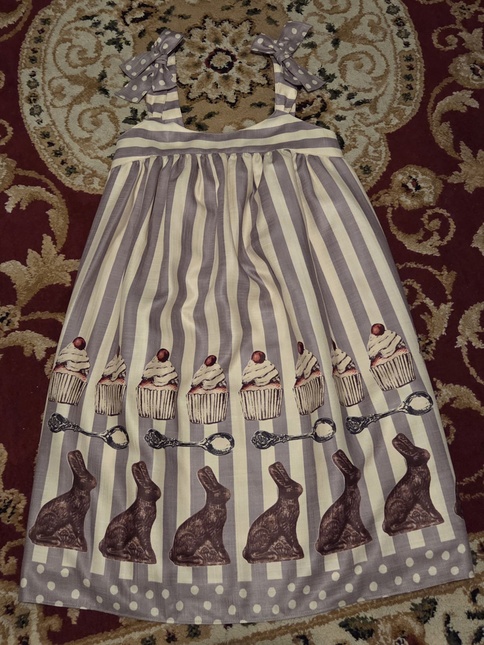Emily Temple Cute Chocolate Bunny Pastry JSK Lolita Dress - Jumperskirt ...