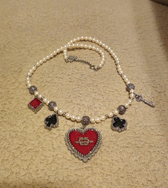 BTSSB Heart Trump Necklace in Silver - Necklaces/Choker/Collar - Lace ...