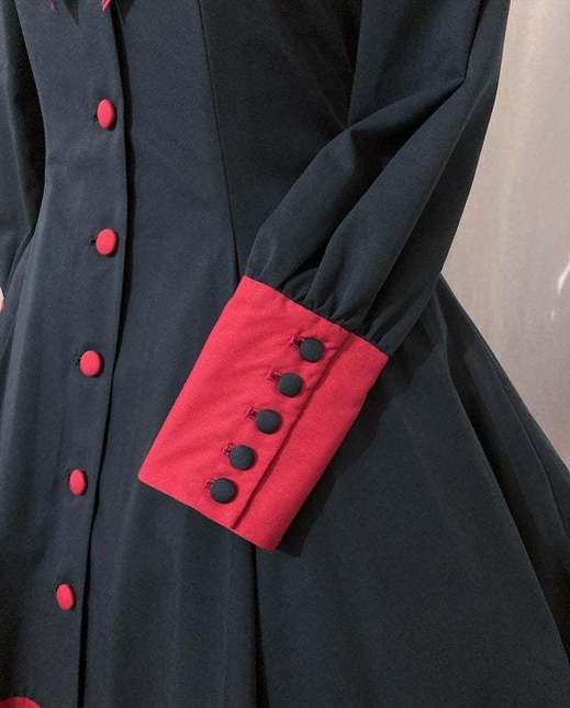Atelier Boz Long Sleeve Carol OP in Black and Red [NWOT] - Dresses ...