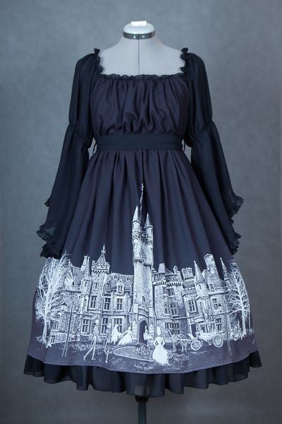 Lady Sloth Ball at Miranda Castle OP Black x White - One Piece - Lace ...