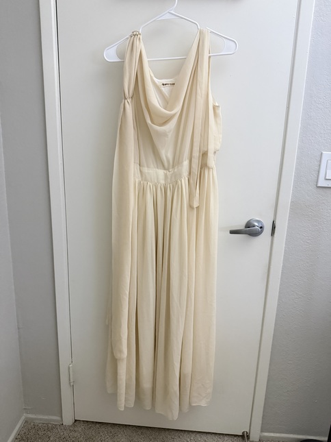 Miss Point Greek style jsk solid cream beige color - Dresses - Lace ...